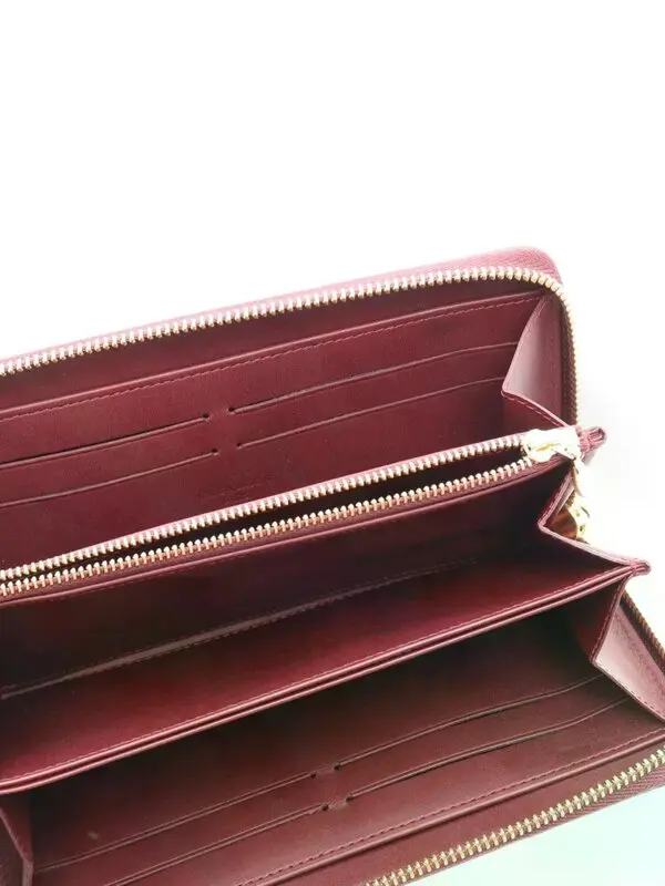 LOUIS VUITTON 2010 Zippy Monogram Vernis Wallet - Red