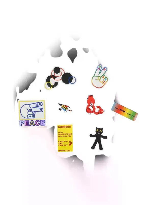 COMFORT Graphic-print Sticker Set