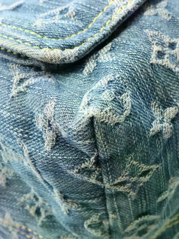LOUIS VUITTON Monogram Denim Sac Ad Backpack