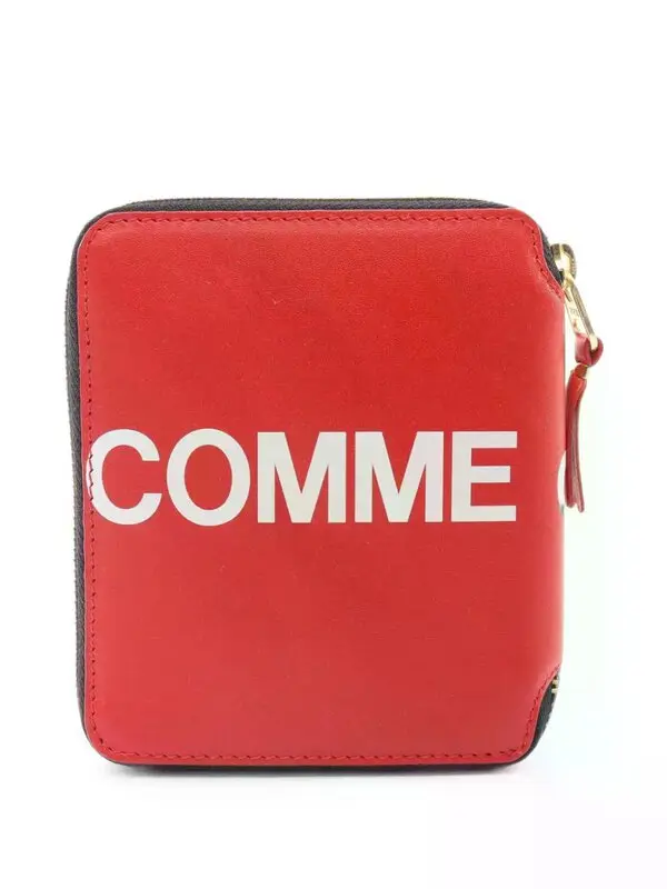 Comme Des Garçons Huge Logo Zip-around Wallet