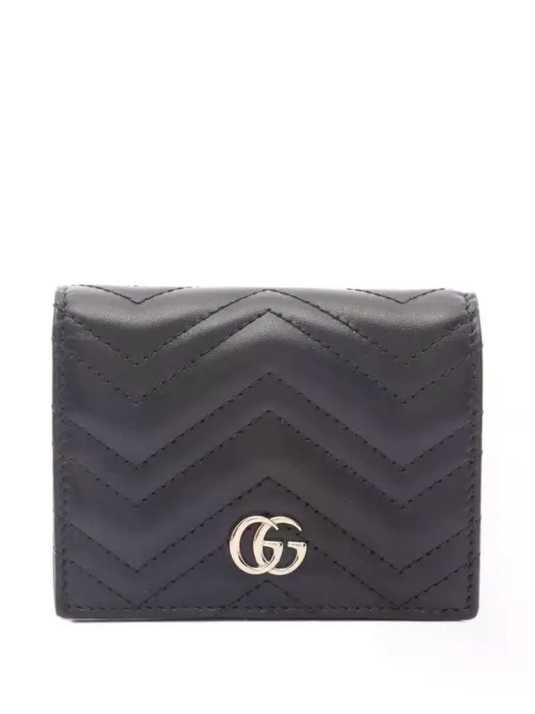 Gucci Gg Marmont Bi-fold Wallet - Black