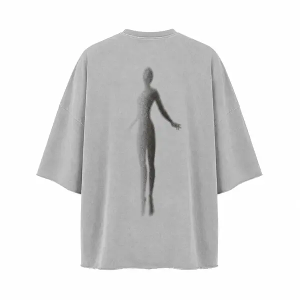 MYSIMPLICATED Spirit Oversized T-shirt - Grey