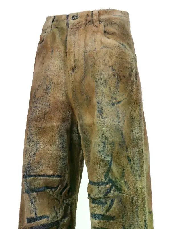 NAPAPIJRI Flocked-fur Trousers