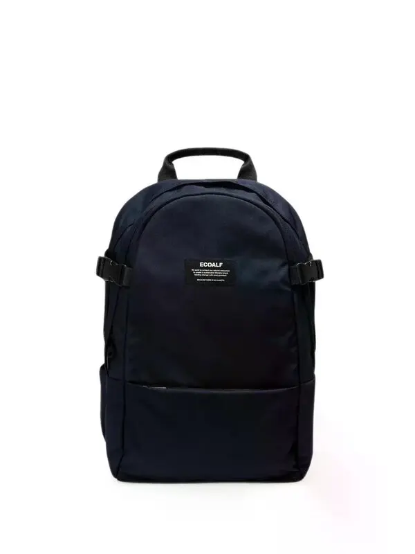 ECOALF Bergen Logo-patch Buckle-strap Backpack - Blue