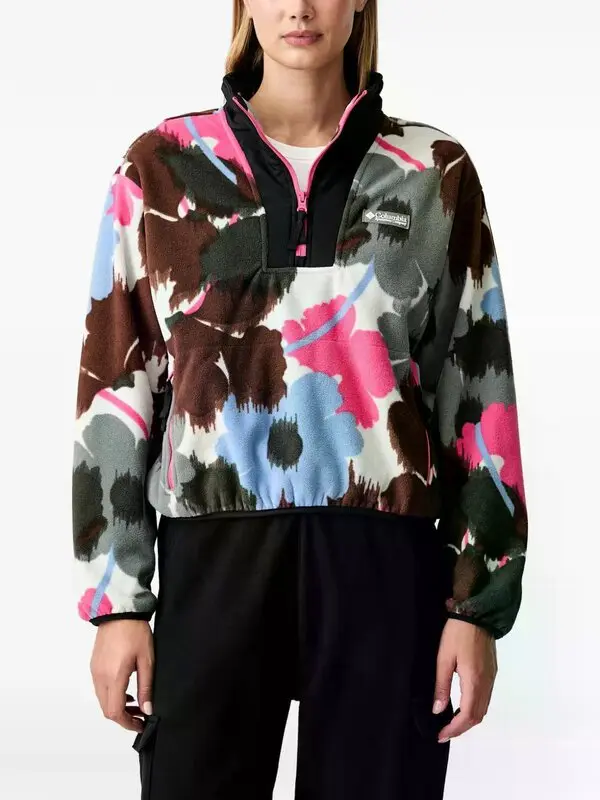 Columbia Sequoia Grove™ Ii Floral-print Fleece Sweatshirt - Grey
