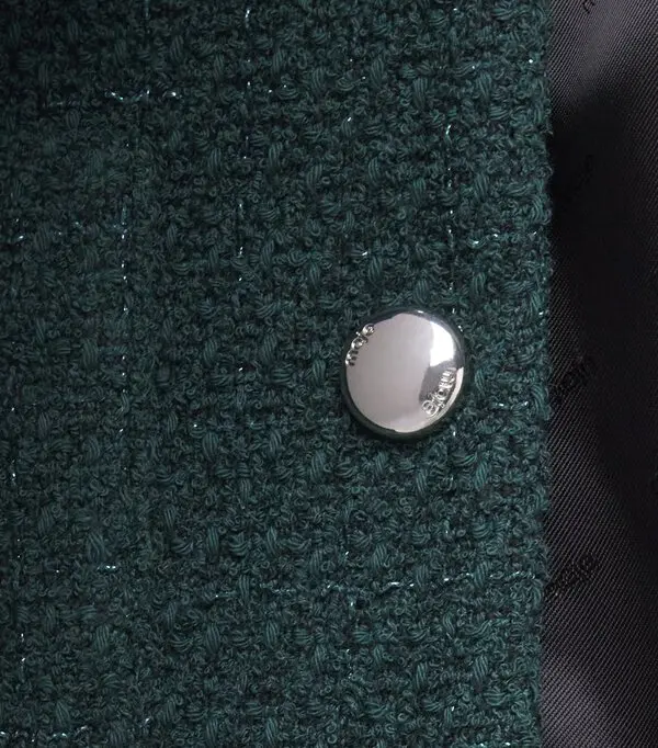 Maje Tweed Cropped Jacket