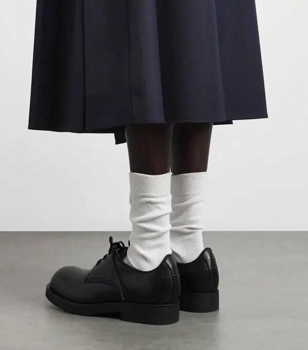 Maje Wool-blend Pleated Midi Skirt