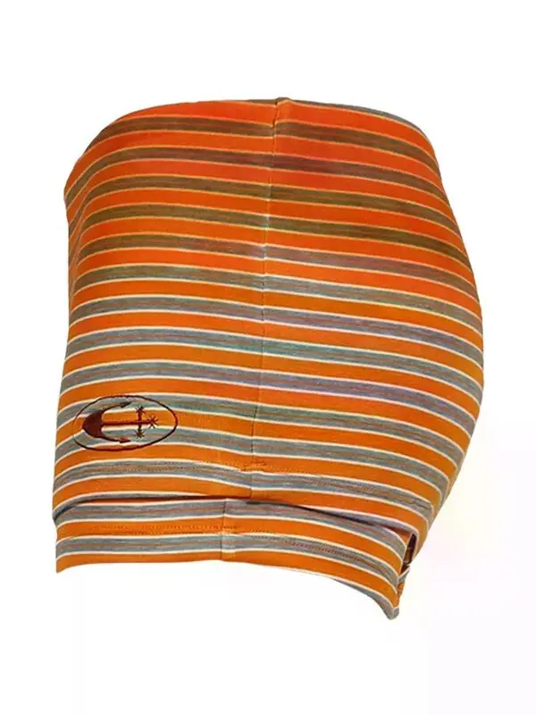 ANOMALIES DEPARTMENT Gradient Striped Layered Shorts