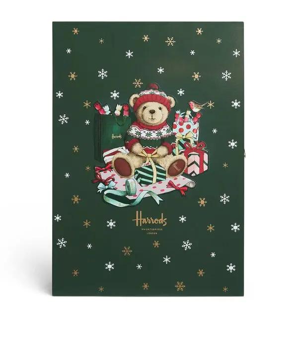 Harrods Christmas Bear Advent Calendar - Green
