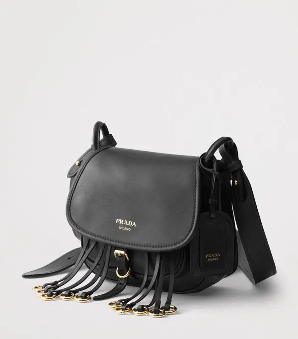 Prada Corsaire Leather Shoulder Bag