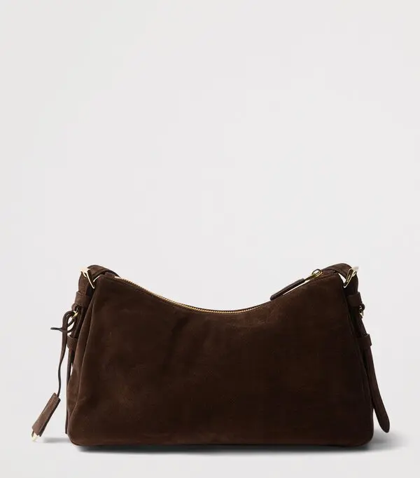Prada Suede Aimée Shoulder Bag