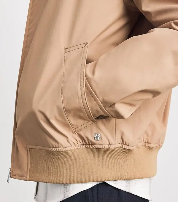 BOSS Check-lined Water-repellent Jacket
