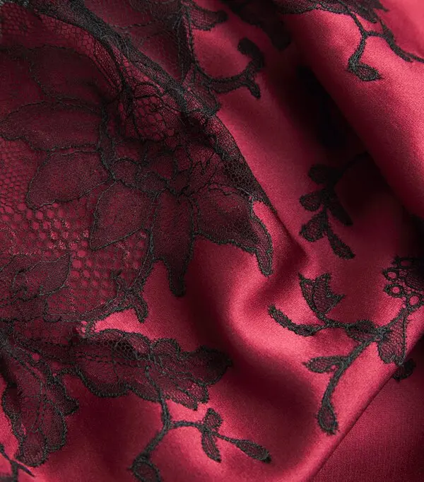 Carine Gilson Silk Short Hanae Nightdress