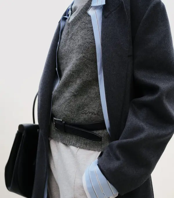 AMI Paris Wool Sleeveless Sweater