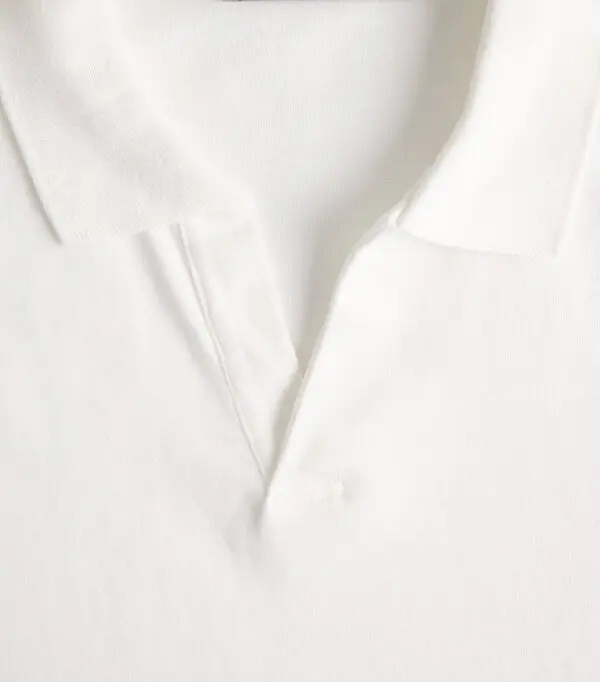 Studio Nicholson Cotton Long-sleeve Polo Shirt
