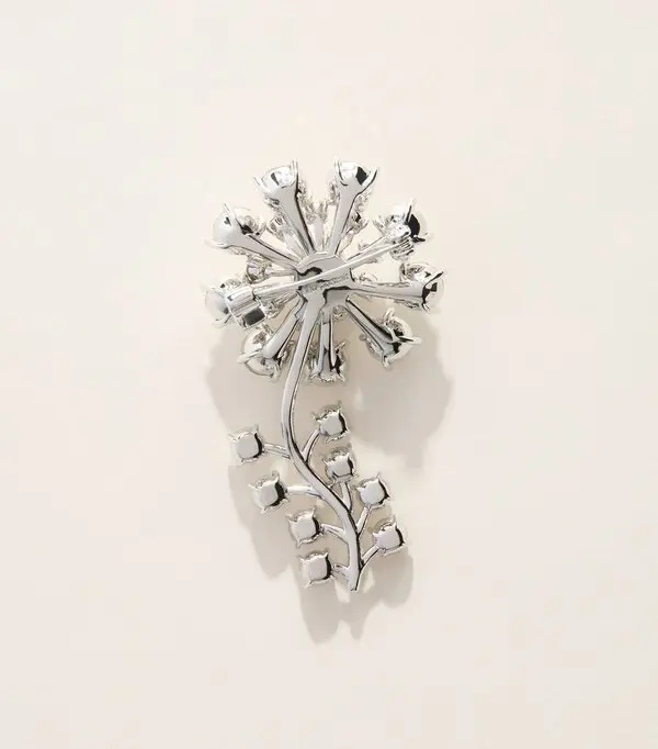 SELF-PORTRAIT Crystal Flower Brooch