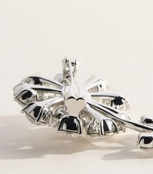 SELF-PORTRAIT Crystal Flower Brooch