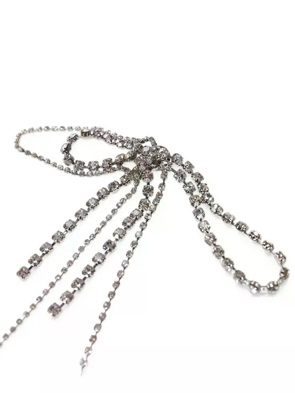 YELLOWSWALLOW Crystal-embellished Layered-bow Brooch
