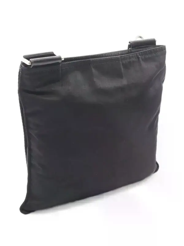 Prada 2010s Triangle Logo Shoulder Bag