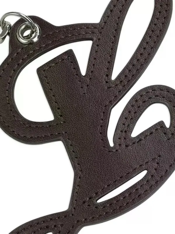 LUAR Logo-plaque Charm - Brown