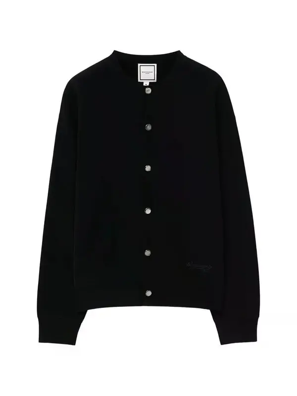 WOOYOUNGMI Logo-embroidered Button-fastening Cardigan