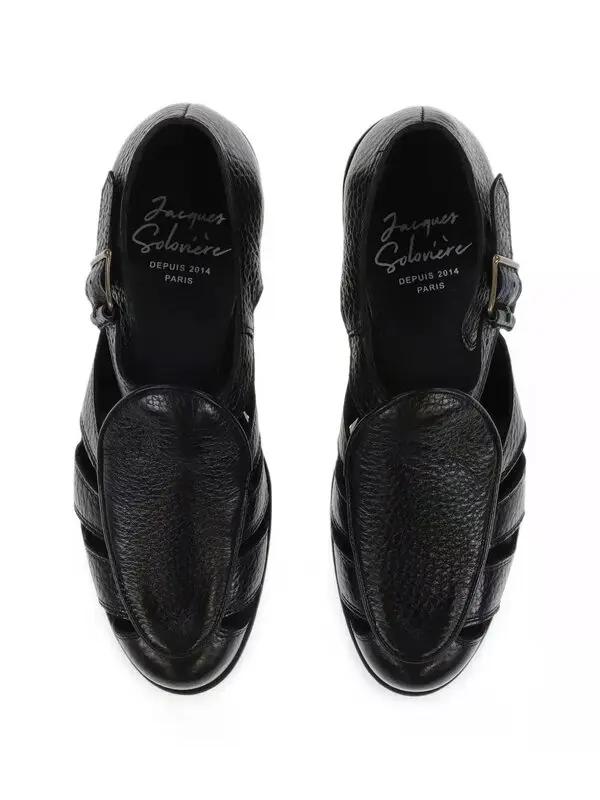JACQUES SOLOVIÈRE PARIS Franck Leather Sandals