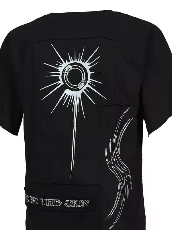 UNDER THE SIGN Uts Chronicles Printed Patchwork T-shirt