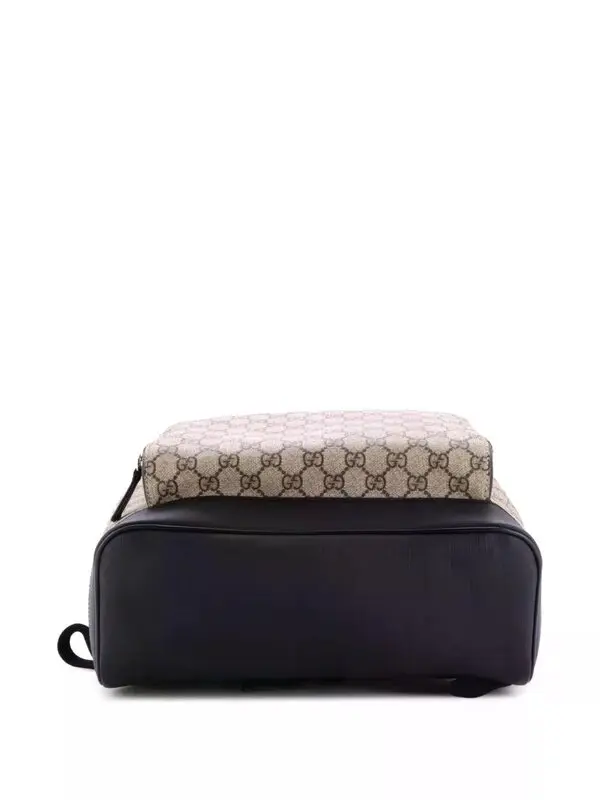 Gucci Gg Coated Canvas Medium Backpack