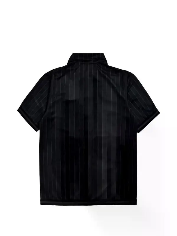 BREATH X Mitchell & Ness Pinstriped Logo-print Shirt