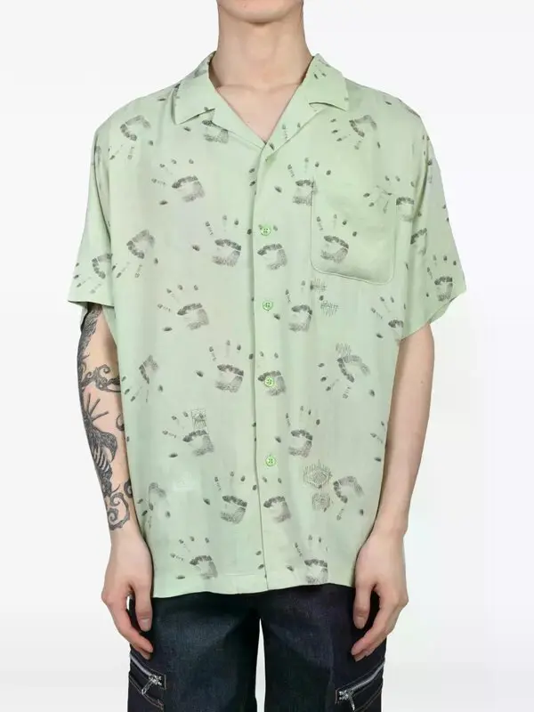 BOW WOW Handprint-print Short-sleeve Shirt