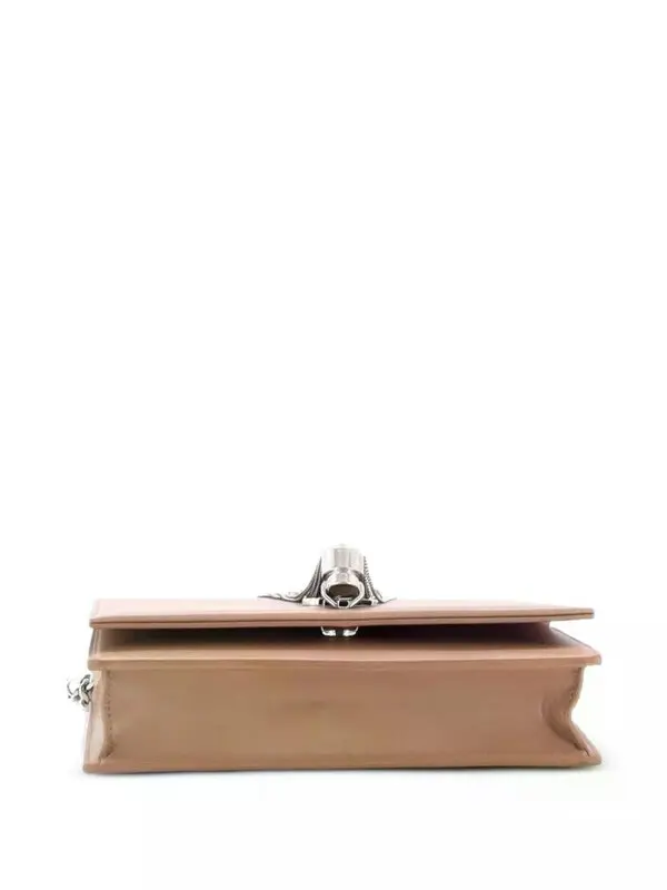 Saint Laurent Leather Monogram Tassel Cross Body Wallet