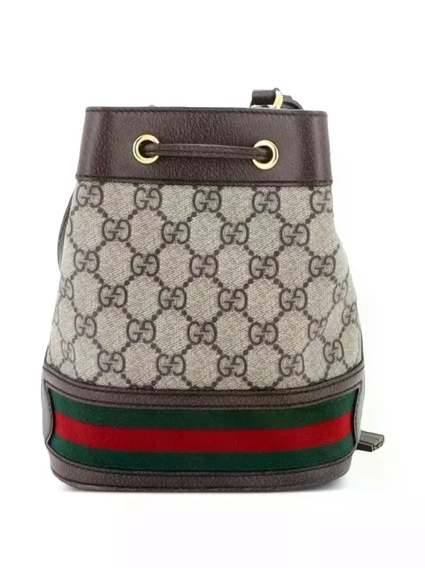 Gucci Ophidia Gg Coated Canvas Mini Bucket Bag