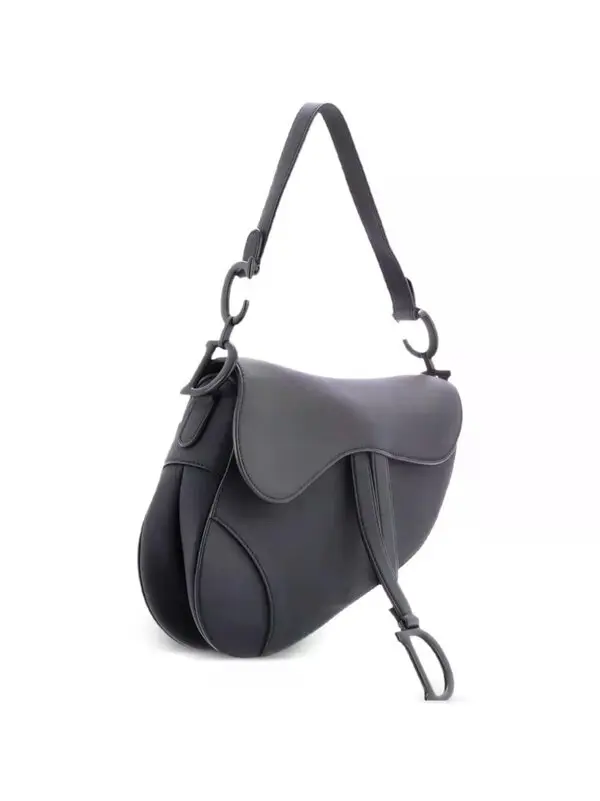 Dior Leather Medium Shoulder Bag - Black