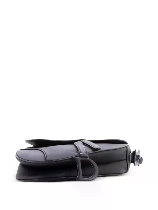 Dior Leather Medium Shoulder Bag - Black