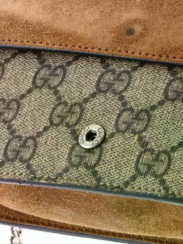 Gucci Dionysus Gg Coated Canvas Super Mini Crossbody Bag