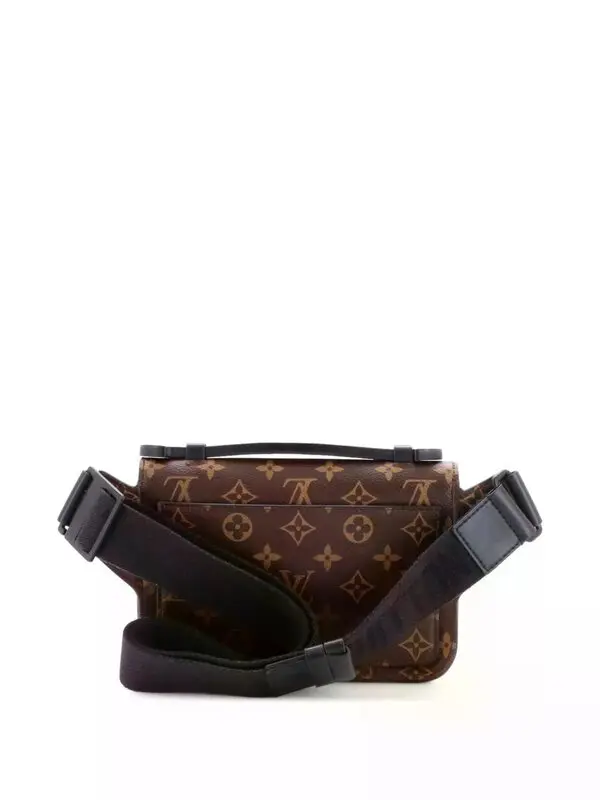 LOUIS VUITTON Macassar Monogram Canvas S Lock Sling Bag Belt Bag