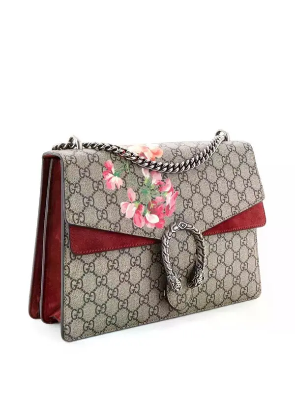 Gucci Dionysus Blooms Print Gg Coated Canvas Medium Shoulder Bag