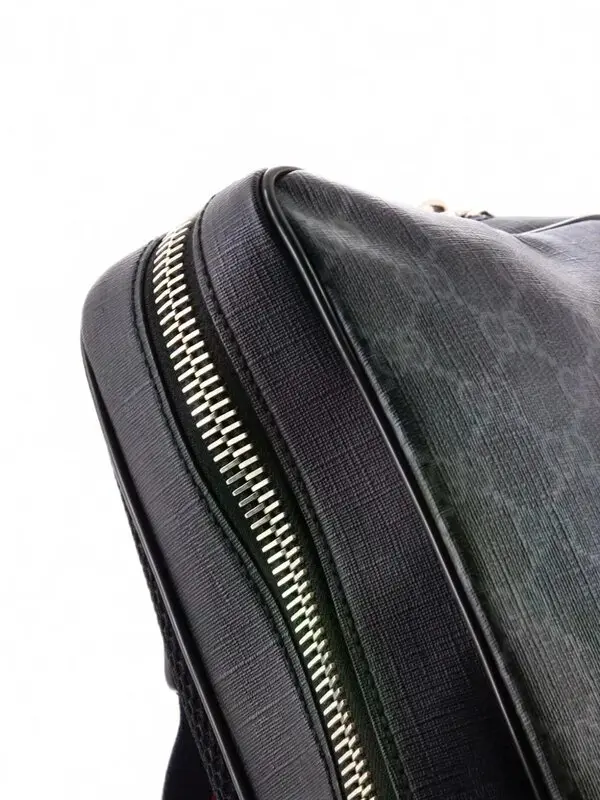 Gucci Soft Zip Sling Bag Gg Coated Canvas Small Cross Body Bag