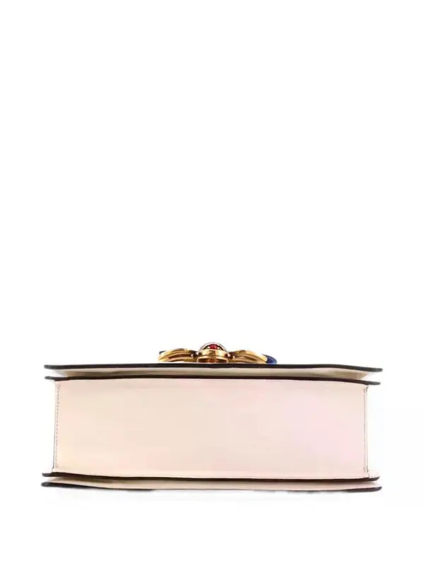 Gucci Queen Margaret Top Handle Leather Small Satchel