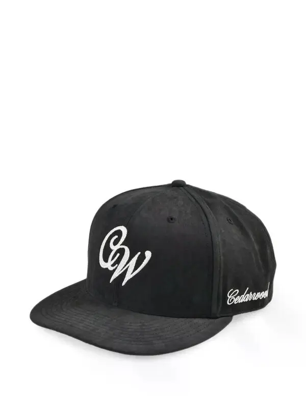 CEDARWOOD Logo-embroidered Snapback Baseball Hat