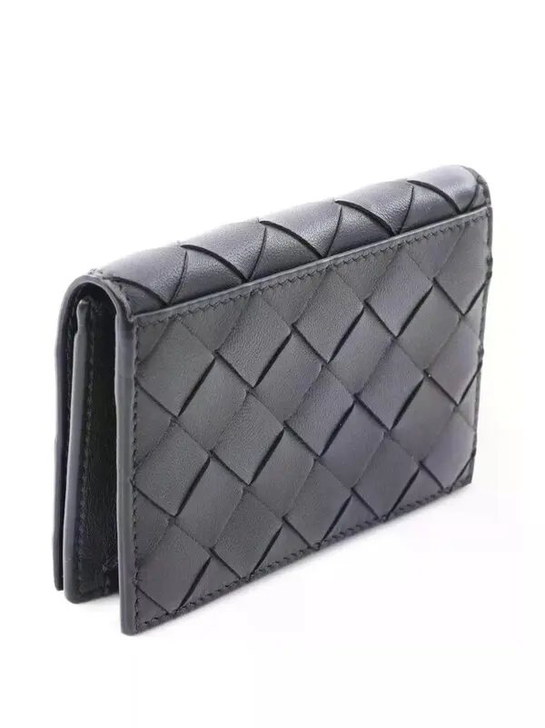 Bottega Veneta Intrecciato Card Holder - Black