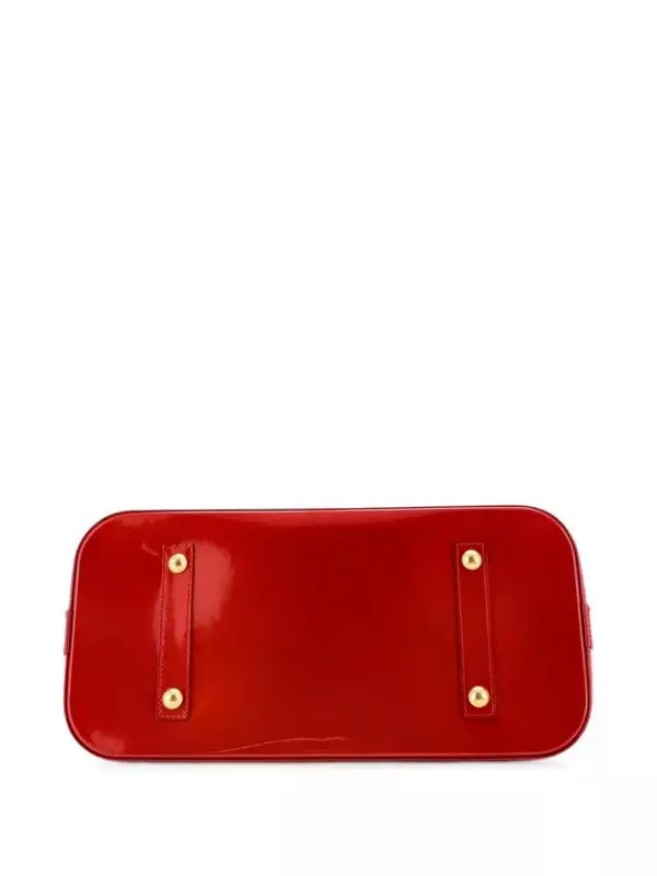 LOUIS VUITTON Alma Handbag Monogram Vernis Gm Satchel
