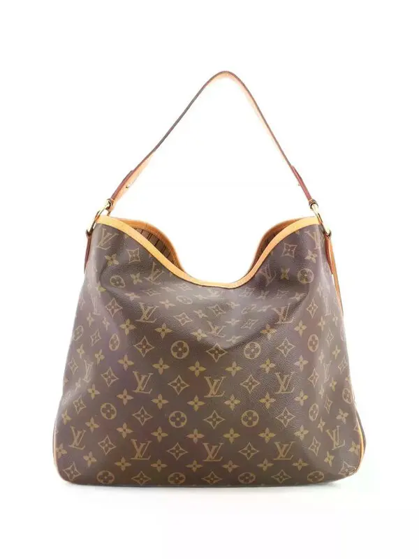 LOUIS VUITTON Monogram Canvas Mm Hobo Bag - Brown