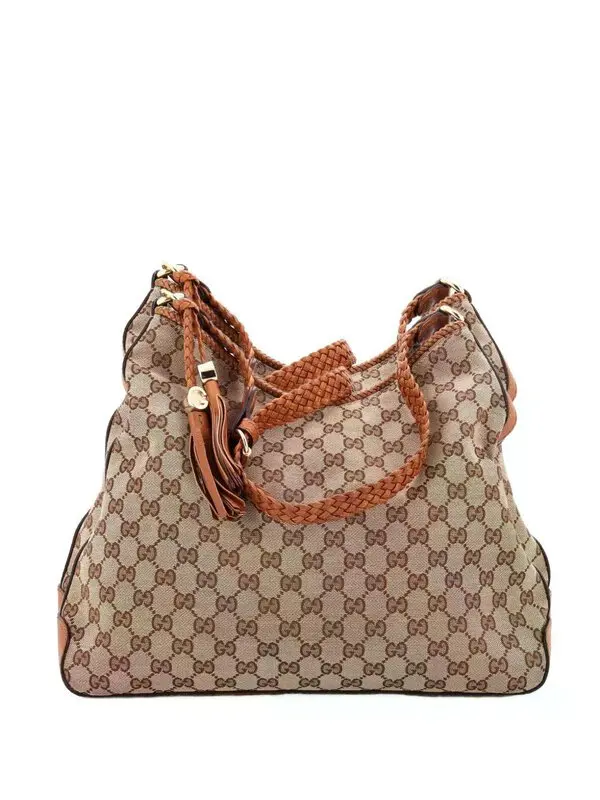 Gucci Marrakech Gg Canvas Medium Hobo Bag