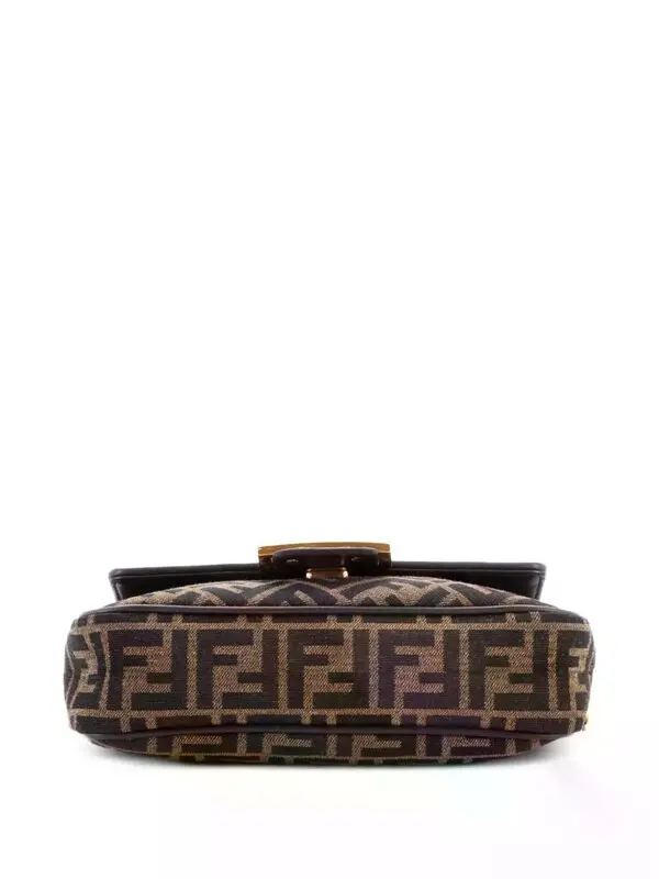 Fendi Zucca Canvas Medium Crossbody Bag - Brown