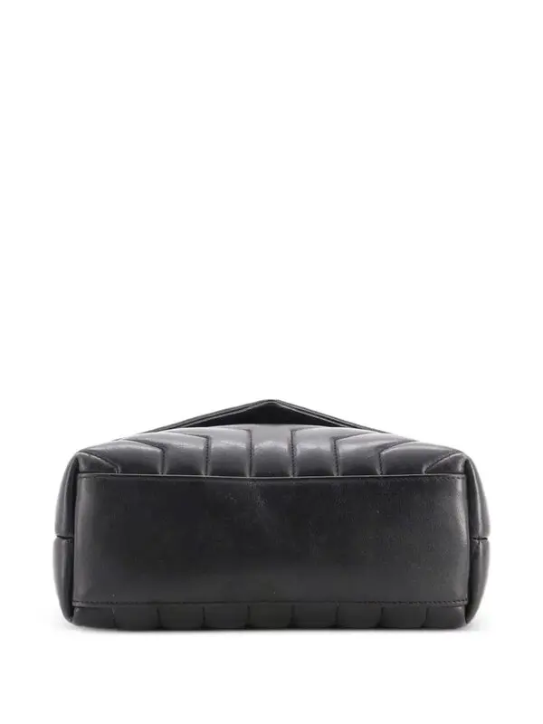 Saint Laurent Loulou Matelassé Chevron Leather Small Shoulder Bag