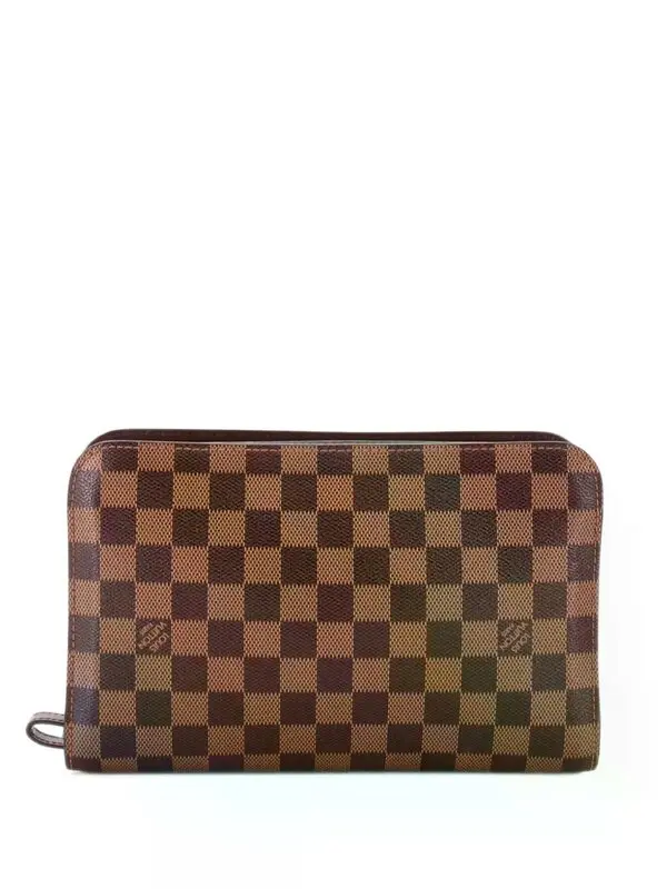 LOUIS VUITTON Pochette Saint Louis Damier Clutch Bag