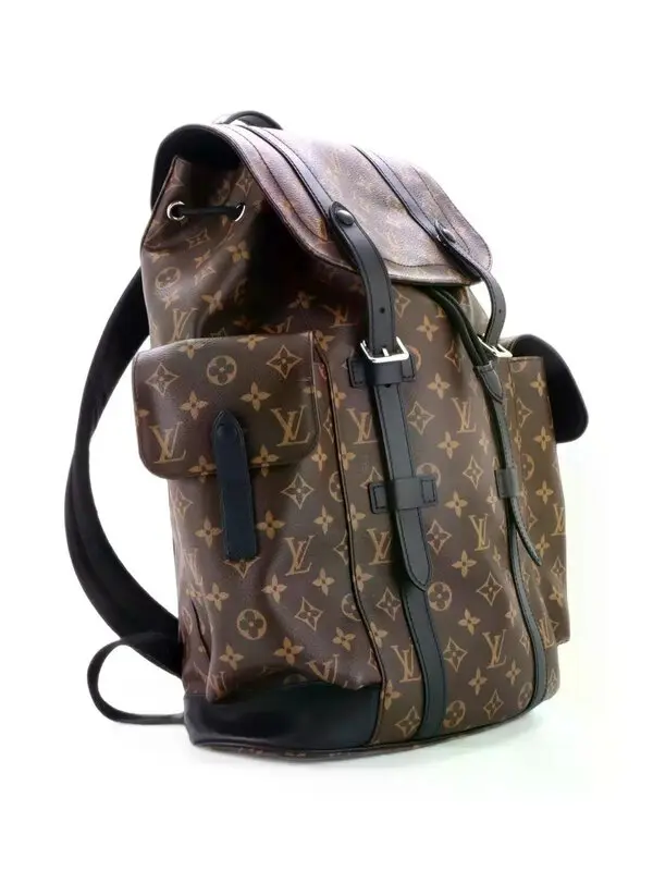 LOUIS VUITTON Christopher Macassar Monogram Canvas Mm Backpack