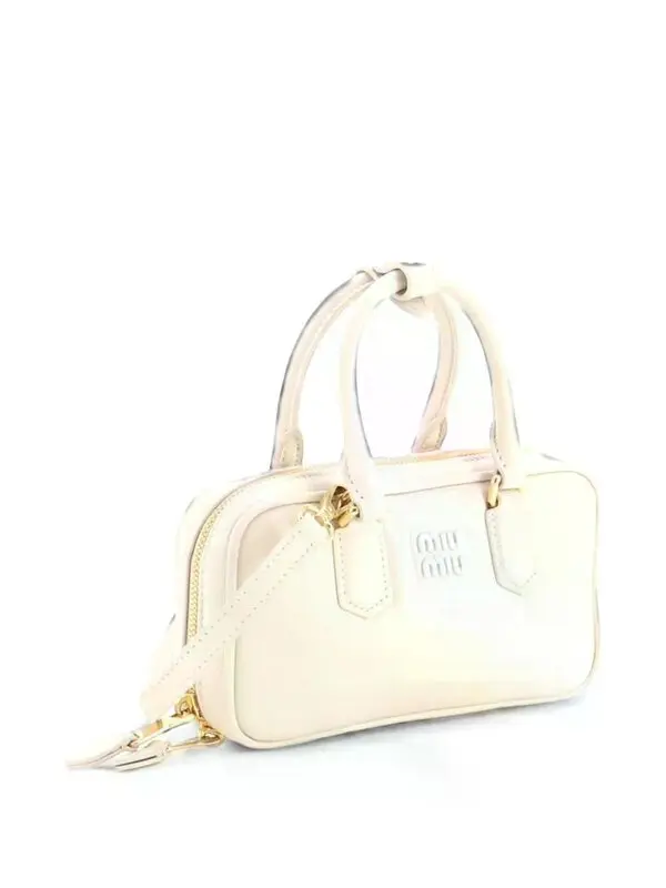 Miu Miu Arcadie Top Handle Bag Leather Mini Satchel