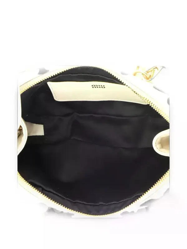 Miu Miu Arcadie Top Handle Bag Leather Mini Satchel